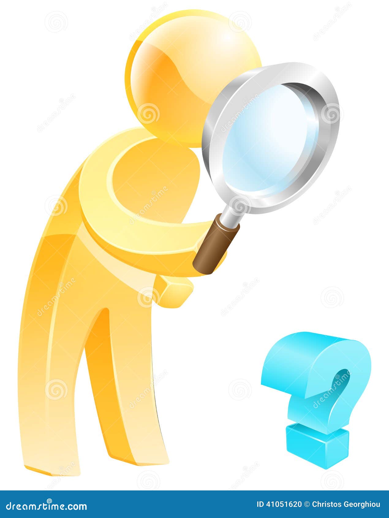 Looking for the Answer Concept Stock Vector - Illustration of concept ...