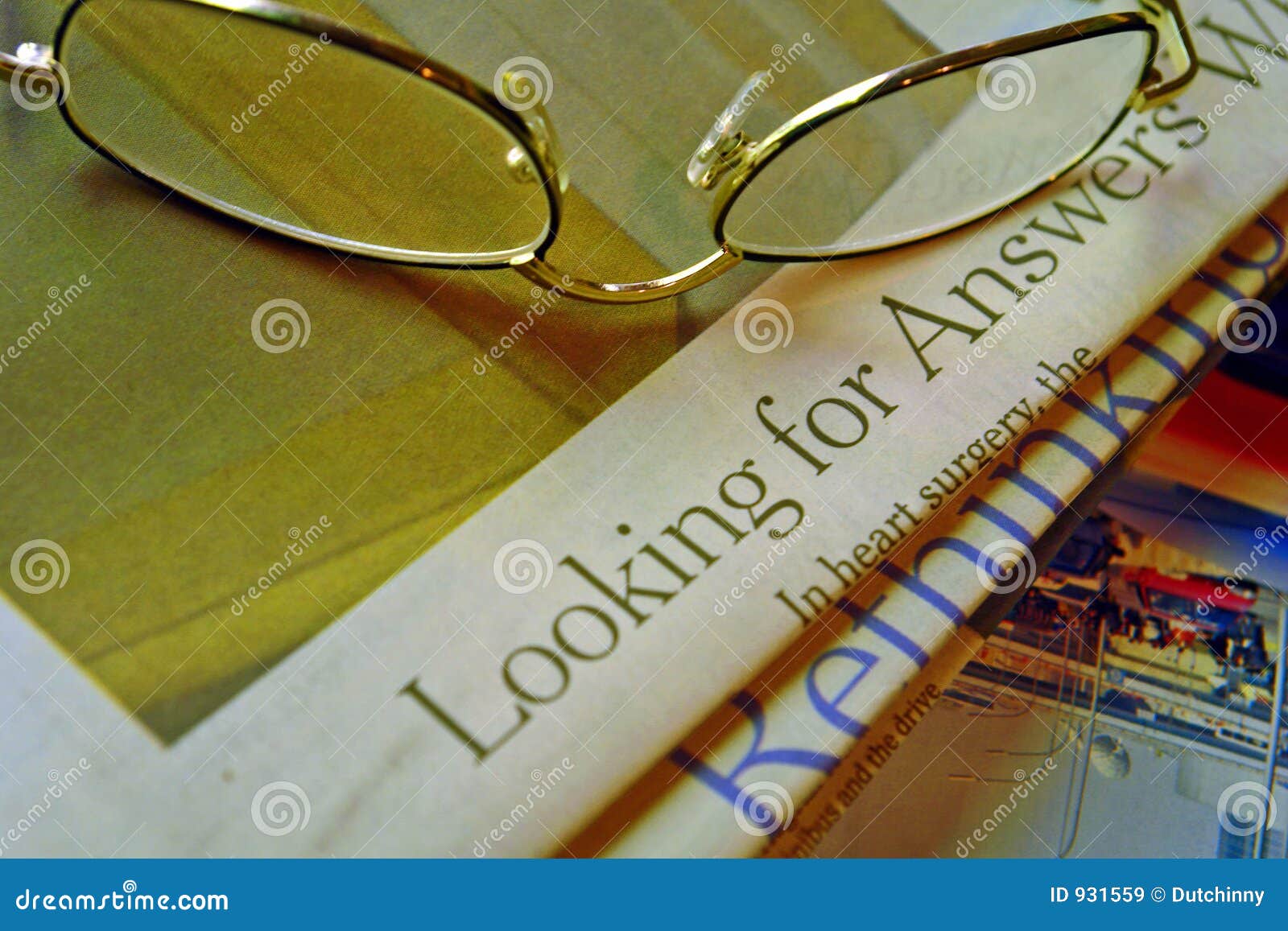 Looking for answers stock image. Image of news, current - 931559