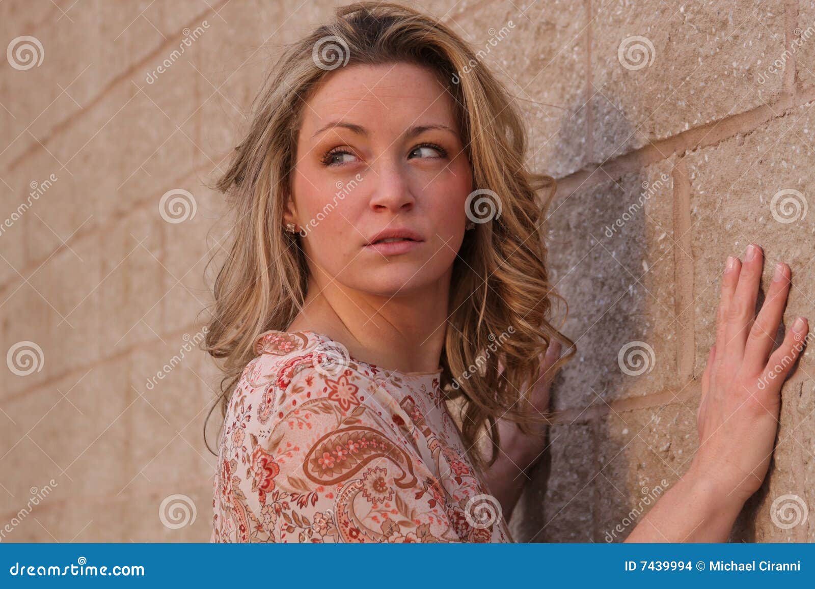 Looking back stock photo. Image of look, jeans, glass - 7439994