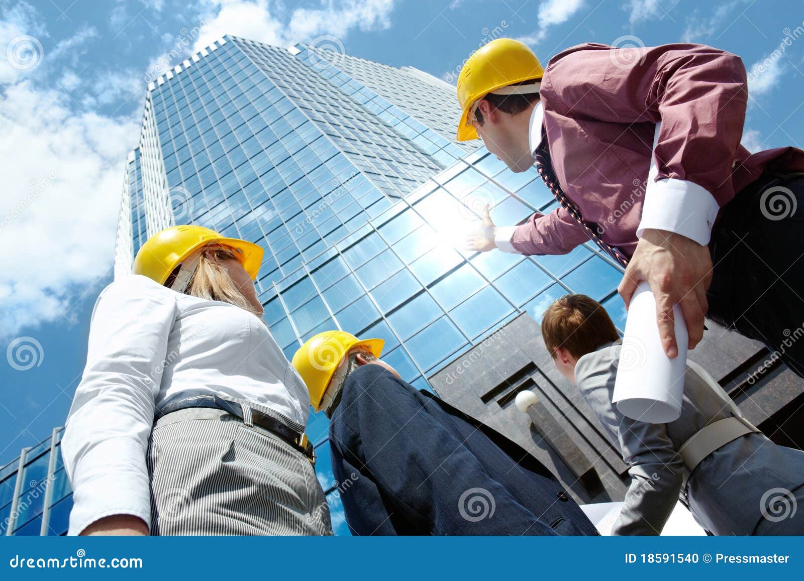 Looking at building stock photo. Image of business, businessman - 18591540