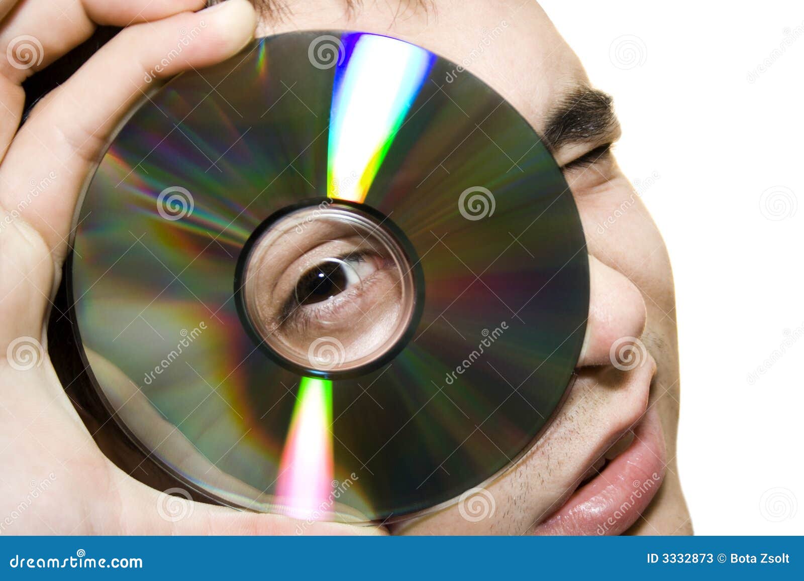 Looking at the cd stock image. Image of digitally, data - 3332873