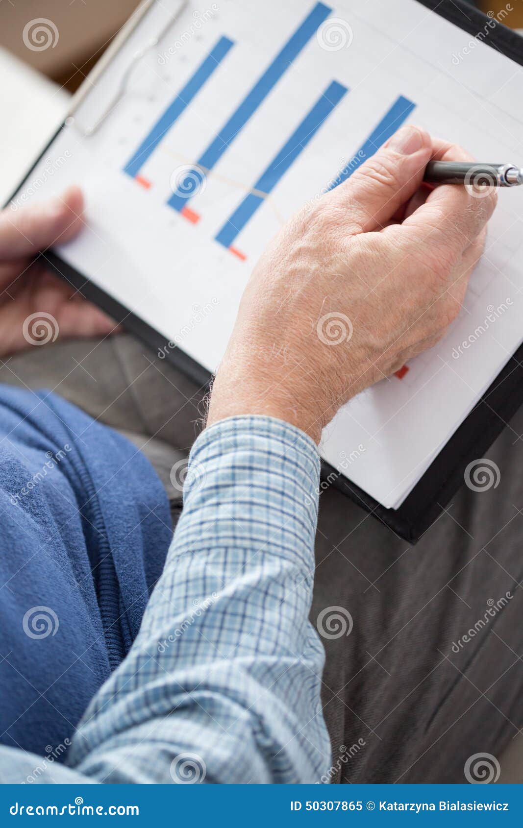 Looking at charts stock image. Image of project, pensioner - 50307865
