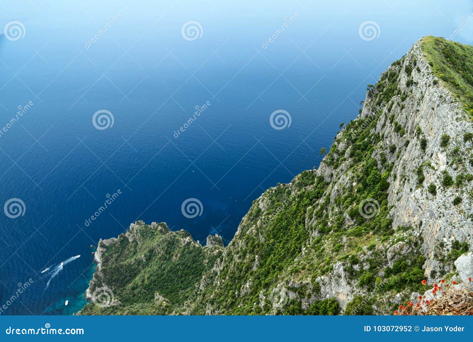 Cliffs of Capri stock photo. Image of coach, seasight - 103072952