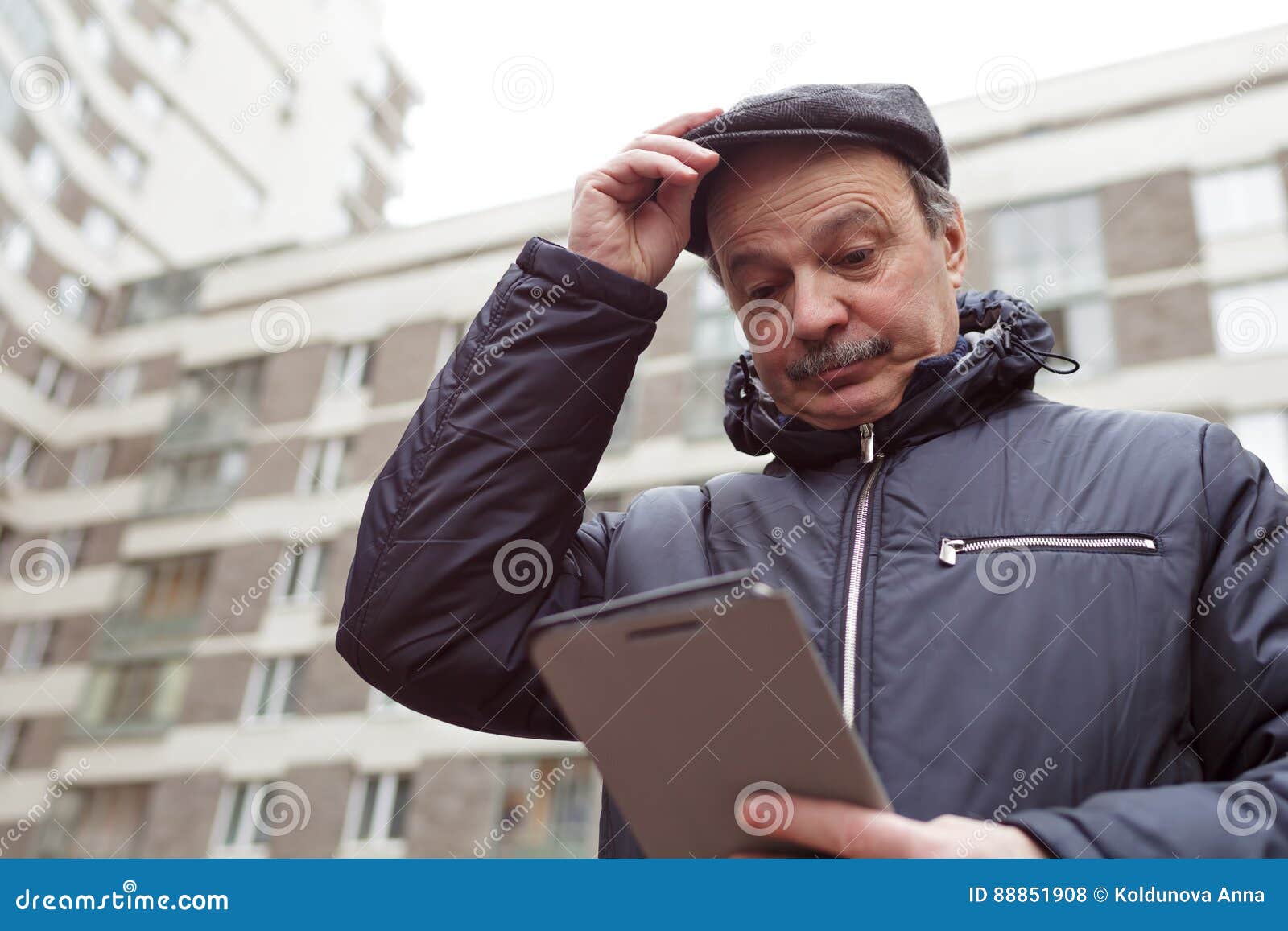 Looking for Correct Information in Internet Stock Photo - Image of ...