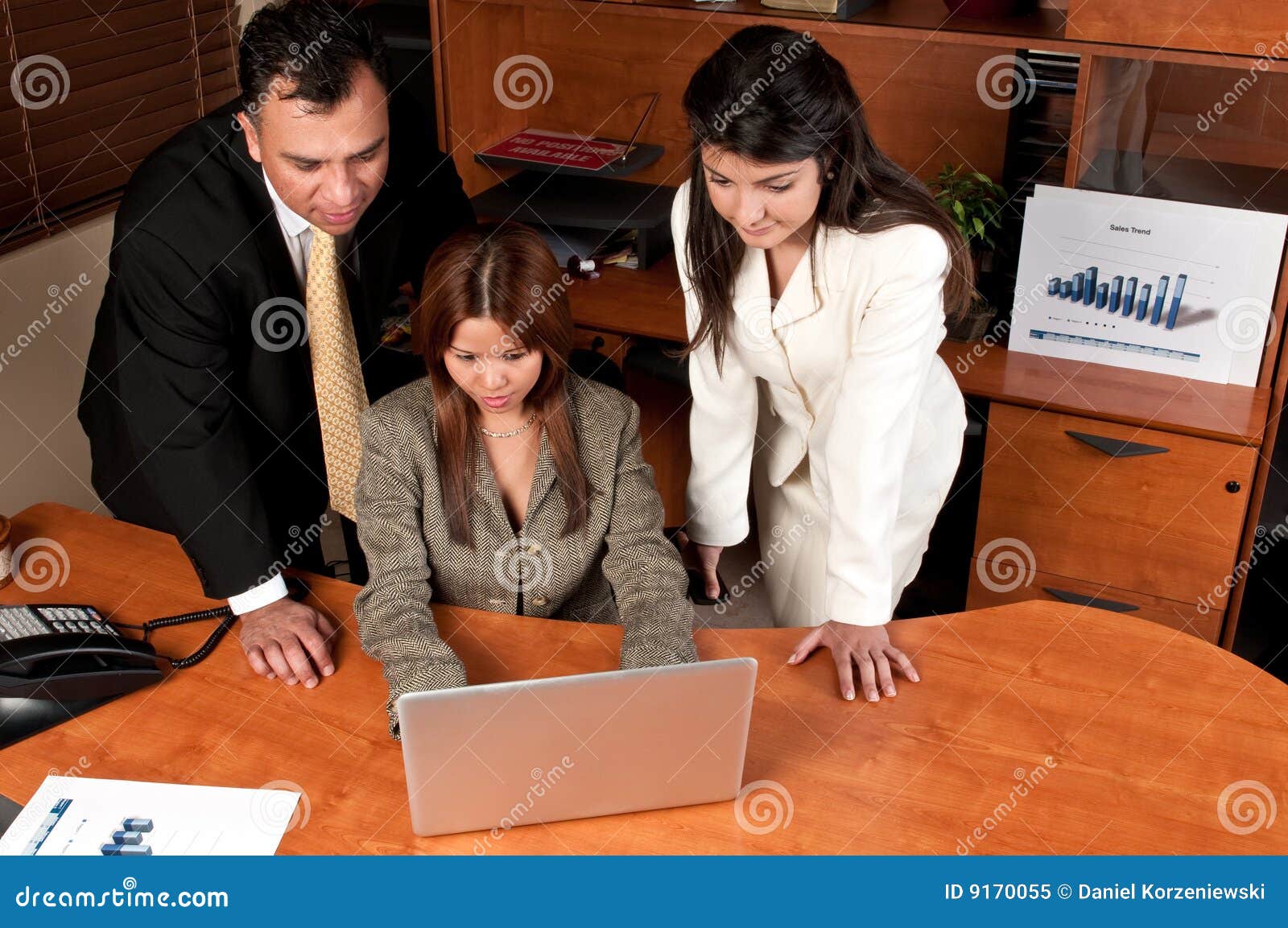 Looking the data stock image. Image of businesspeople - 9170055