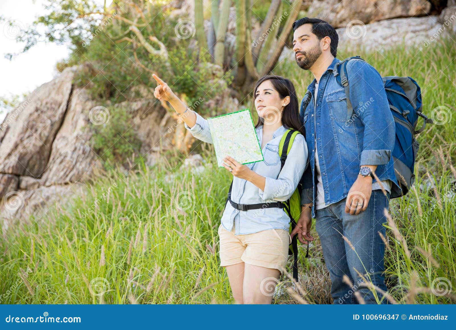 Looking for Directions on a Map Stock Image - Image of latin, dating ...