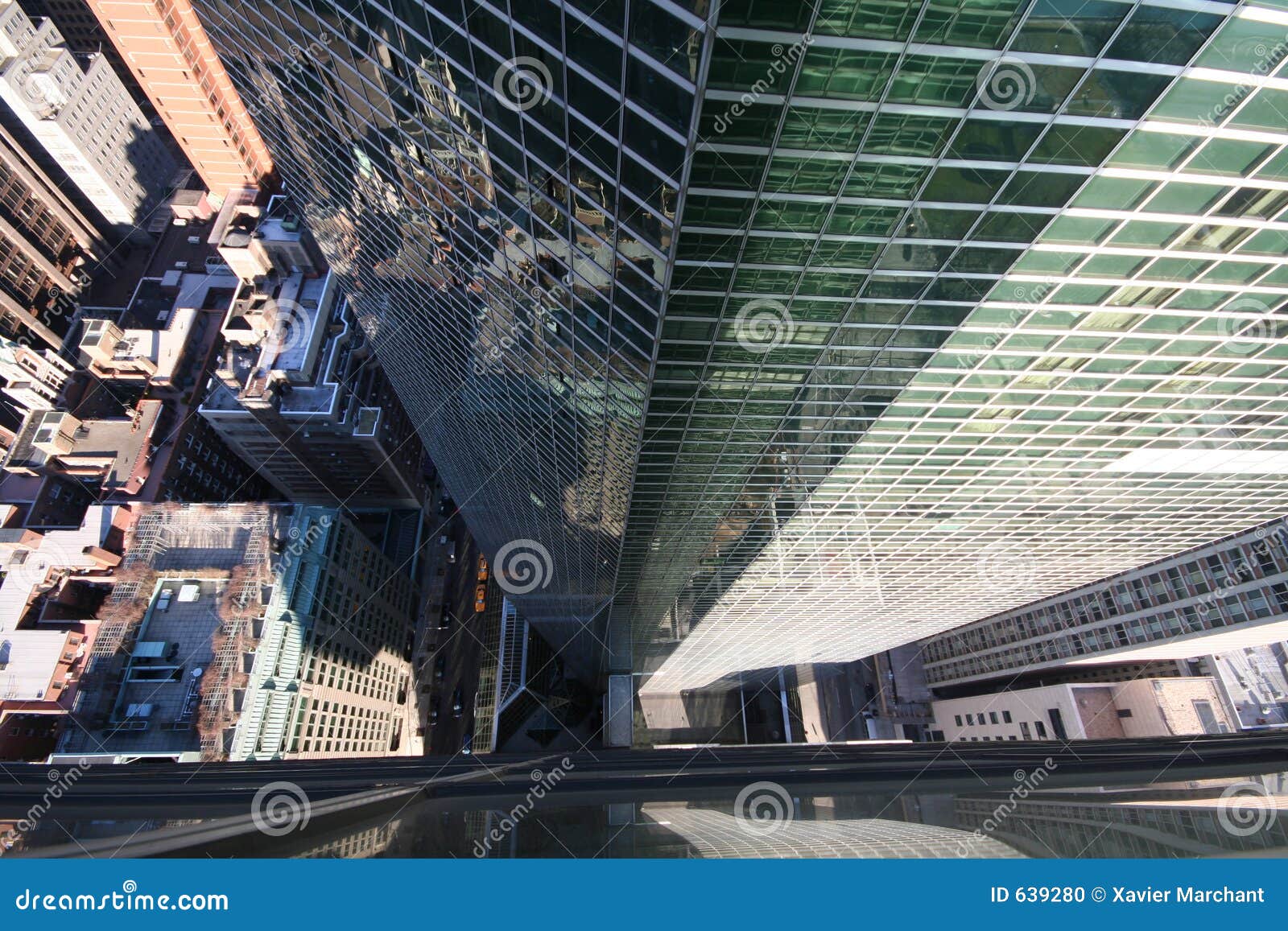 Looking Down stock photo. Image of city, york, skyscraper - 639280