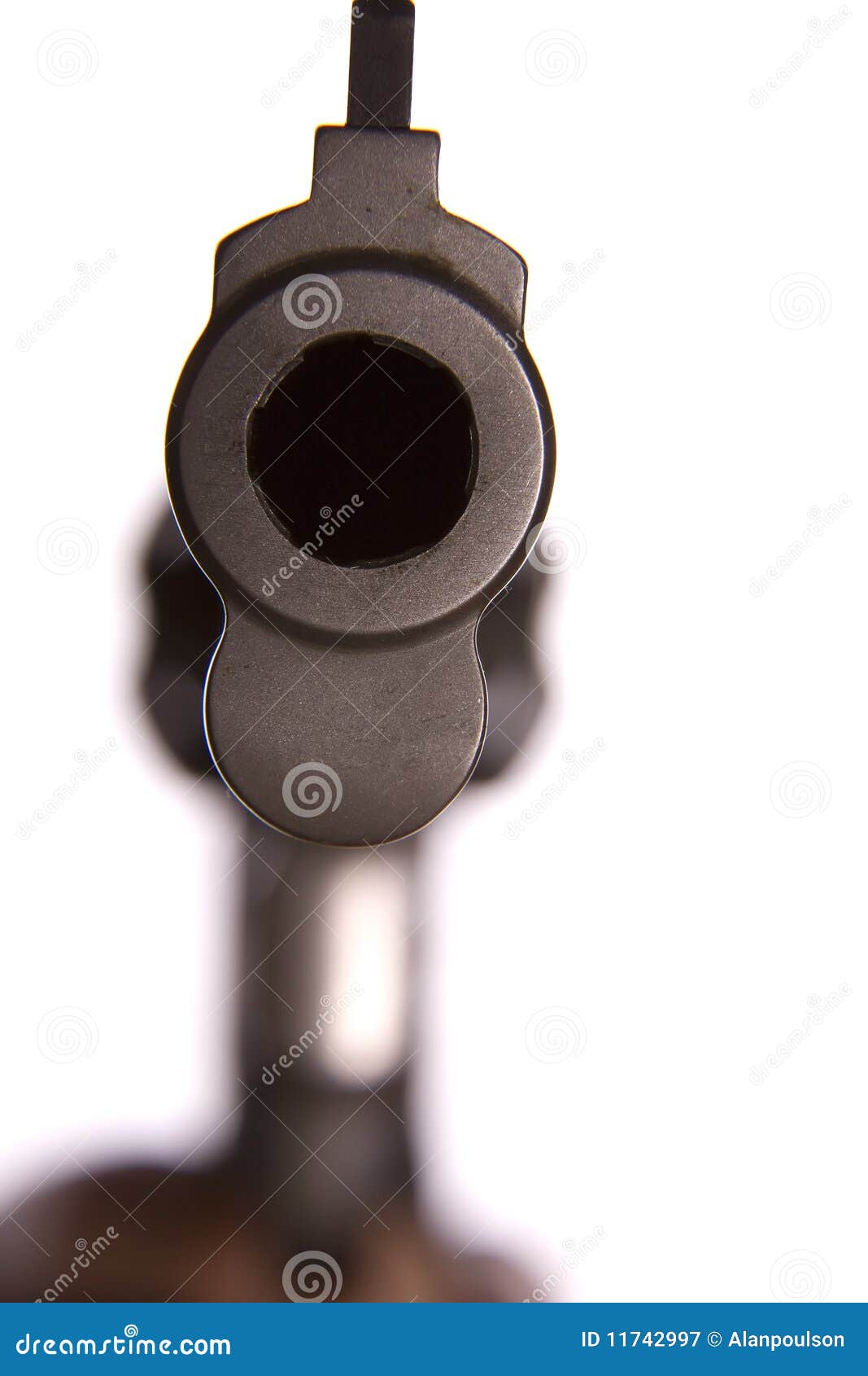 Looking Down Barrel Of Gun Royalty Free Stock Photography - Image: 11742997