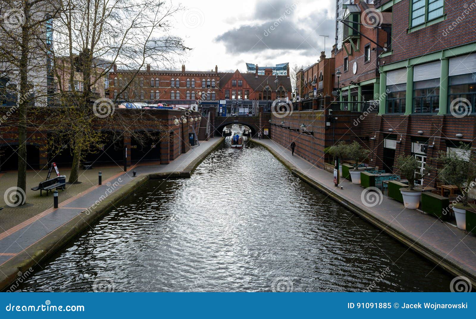 Looking Down Canalside Walk C Birmingham Editorial Image - Image of ...