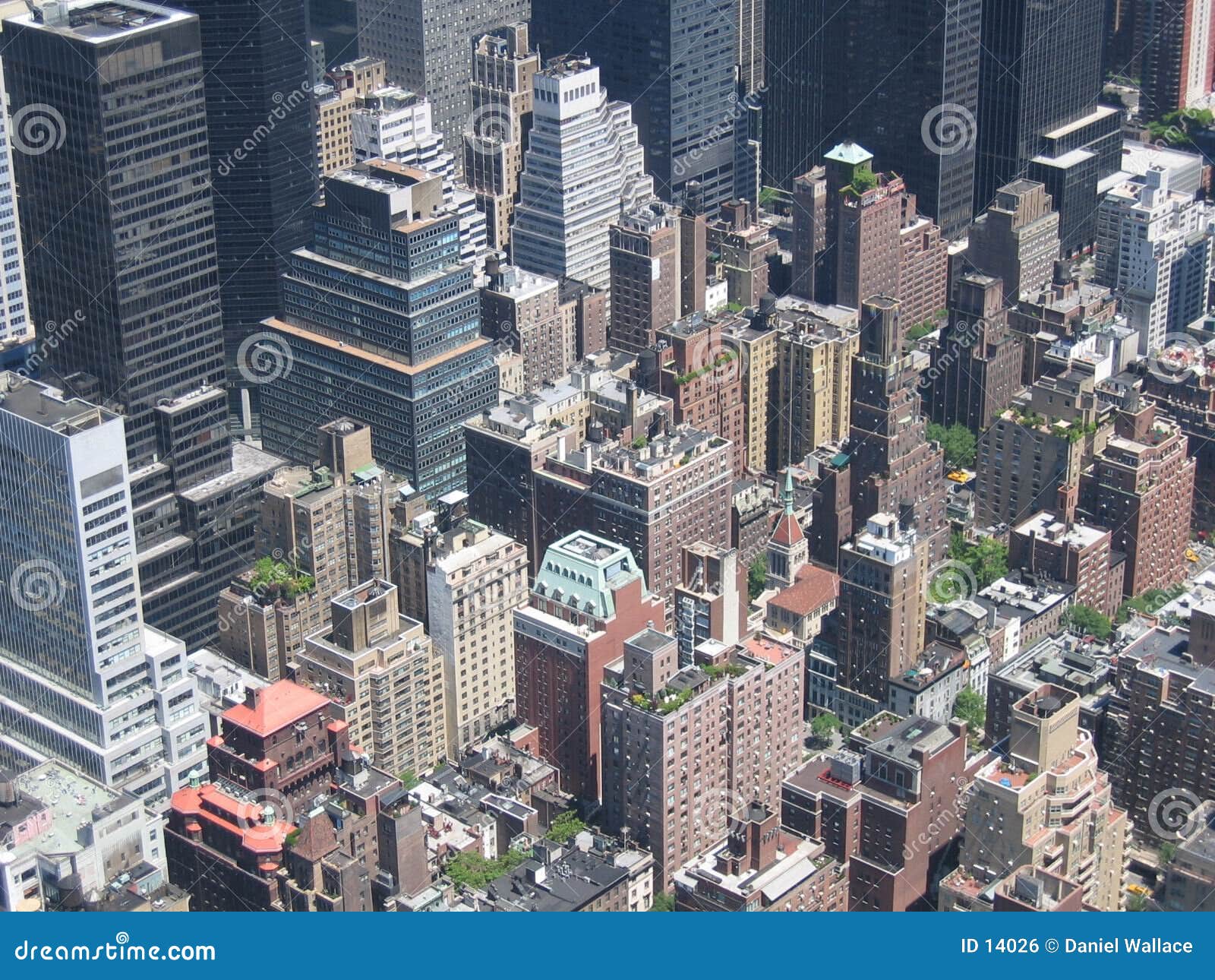 Looking Down from the Empire State Building Stock Photo - Image of ...