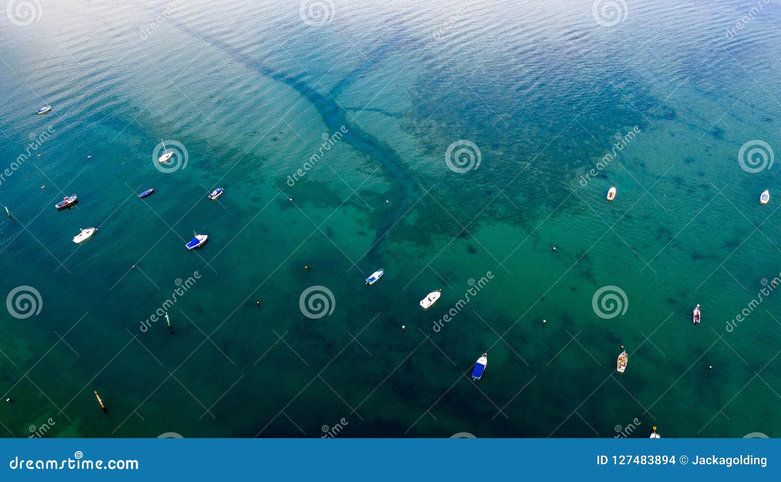 Looking Down into the Harbour Editorial Stock Image - Image of blue ...