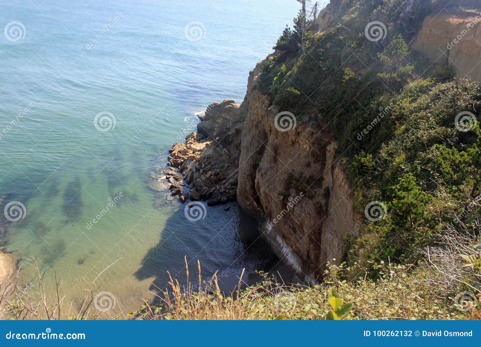 Looking down from above stock photo. Image of ocean - 100262132