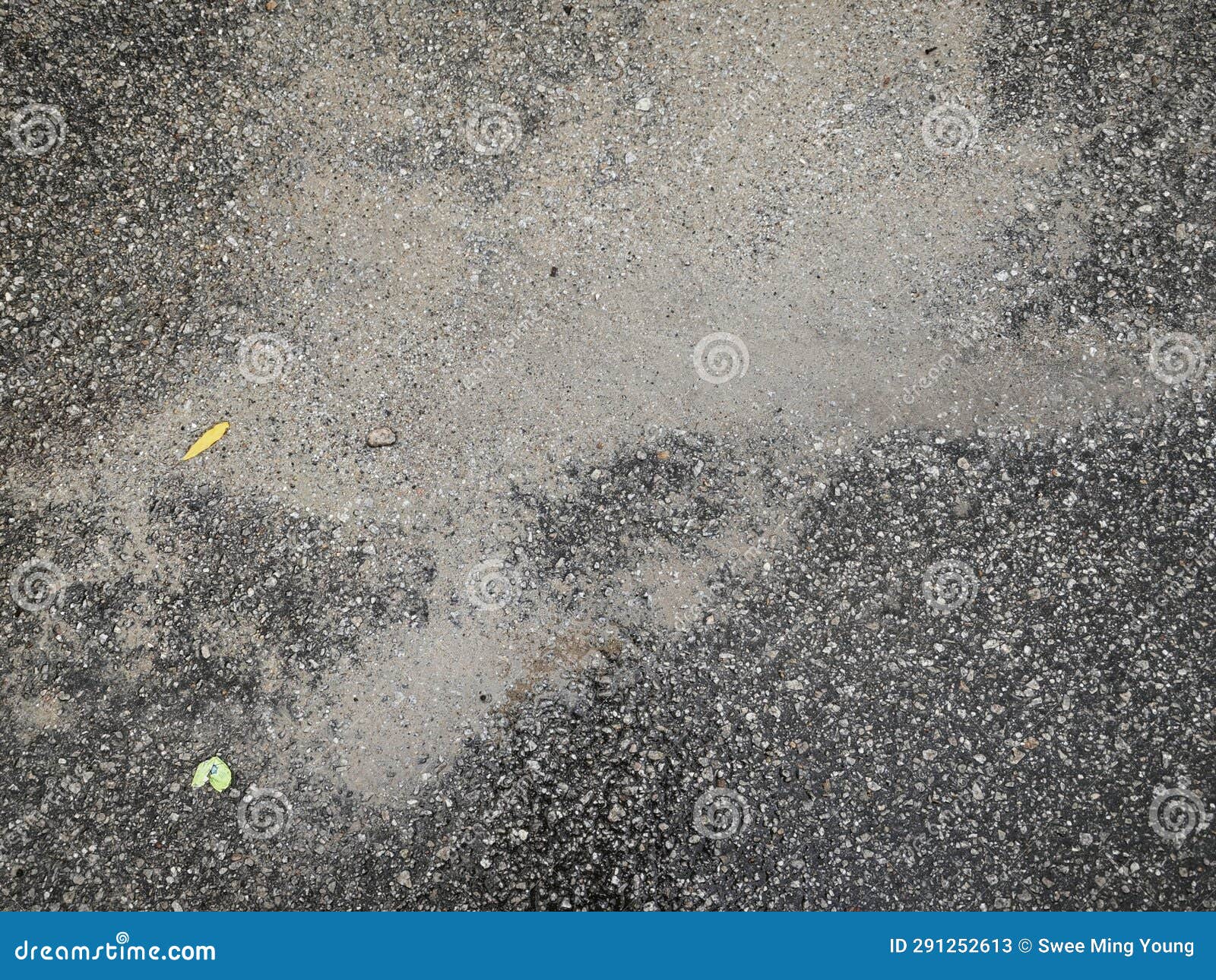 Sand on the Surface of the Asphalt Road Stock Image - Image of roadway ...
