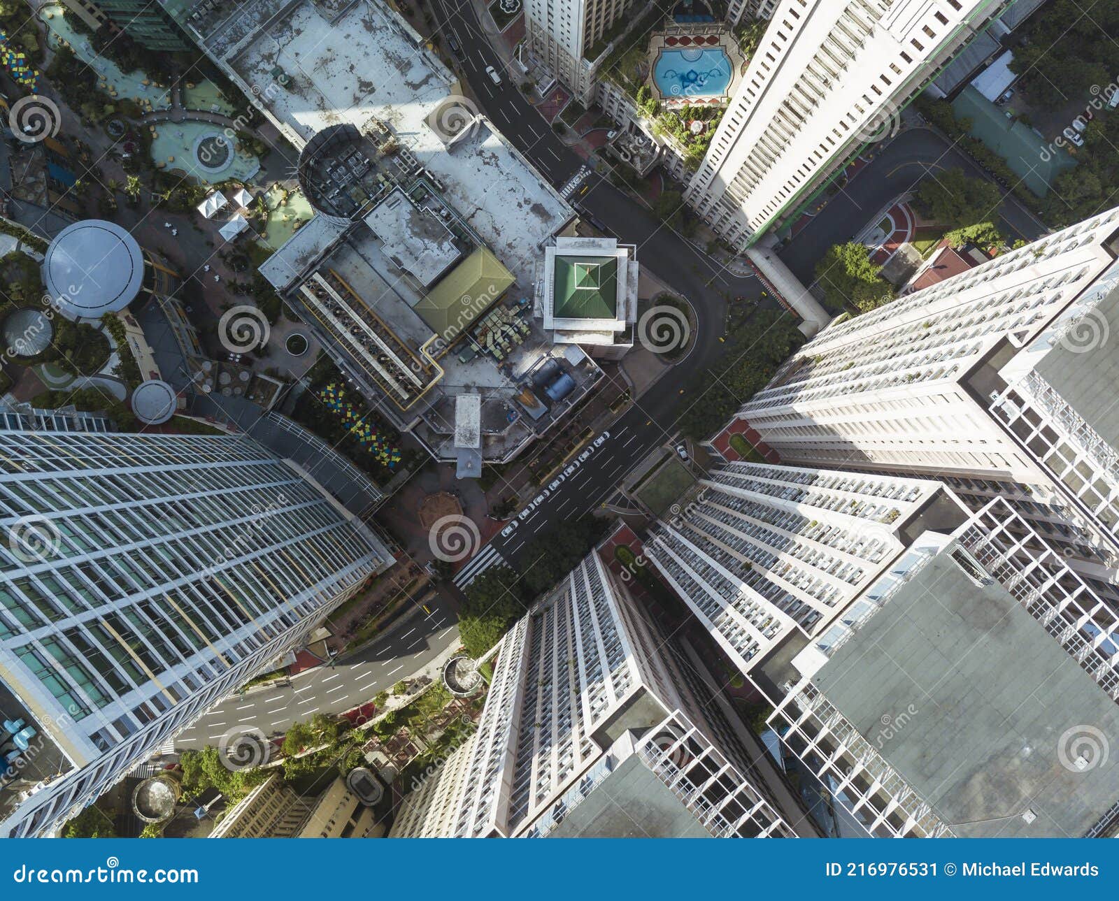 Looking Down at Upscale Condos of Eastwood City, a Mixed-use ...