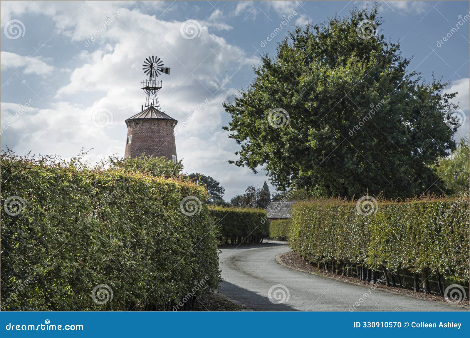 Skyline Of The Windmill Editorial Photo | CartoonDealer.com #197927013