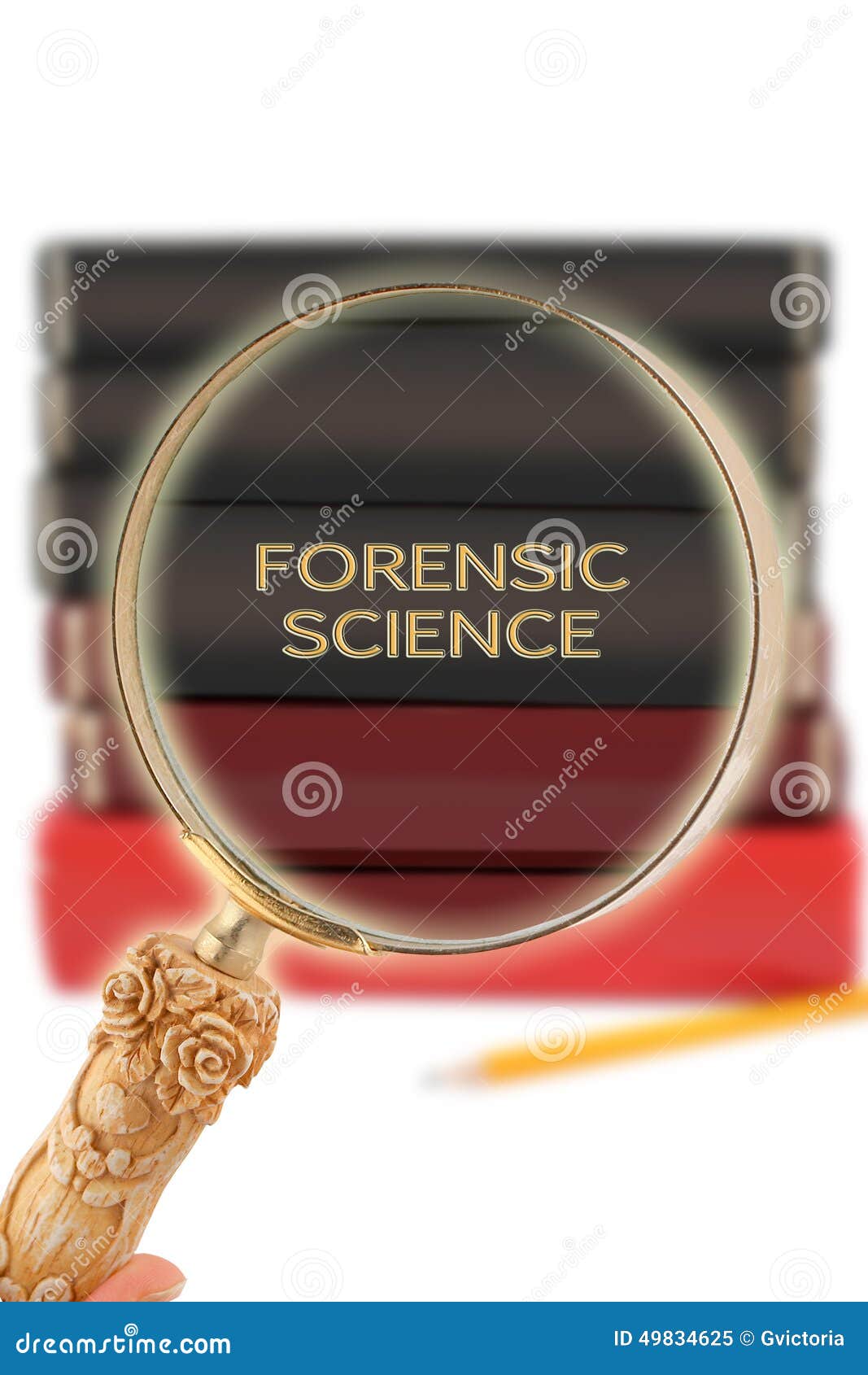 Looking in on Education - Forensic Science Stock Image - Image of ...