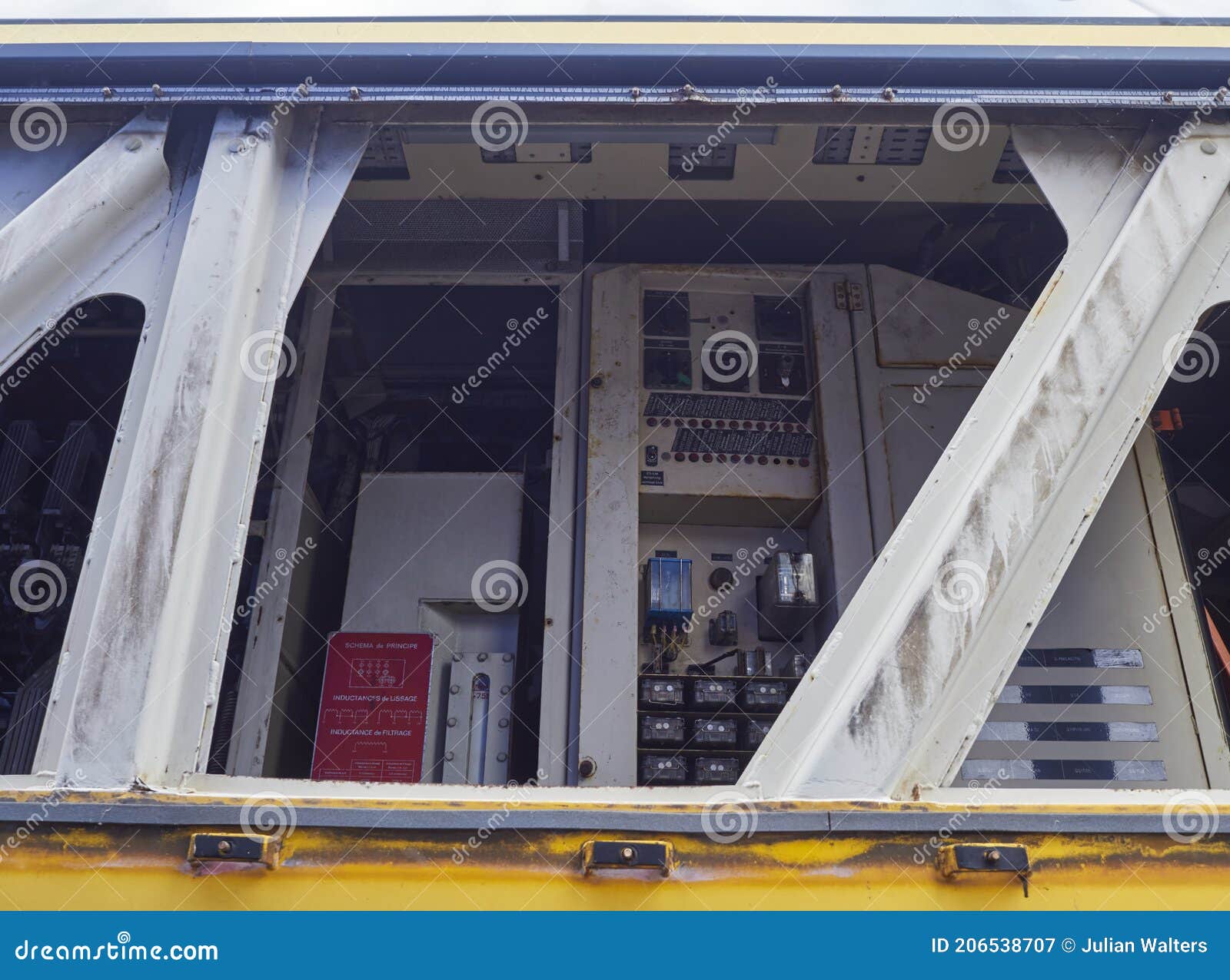 Looking into the Electrical Power Pack and All the Associated Breakers ...