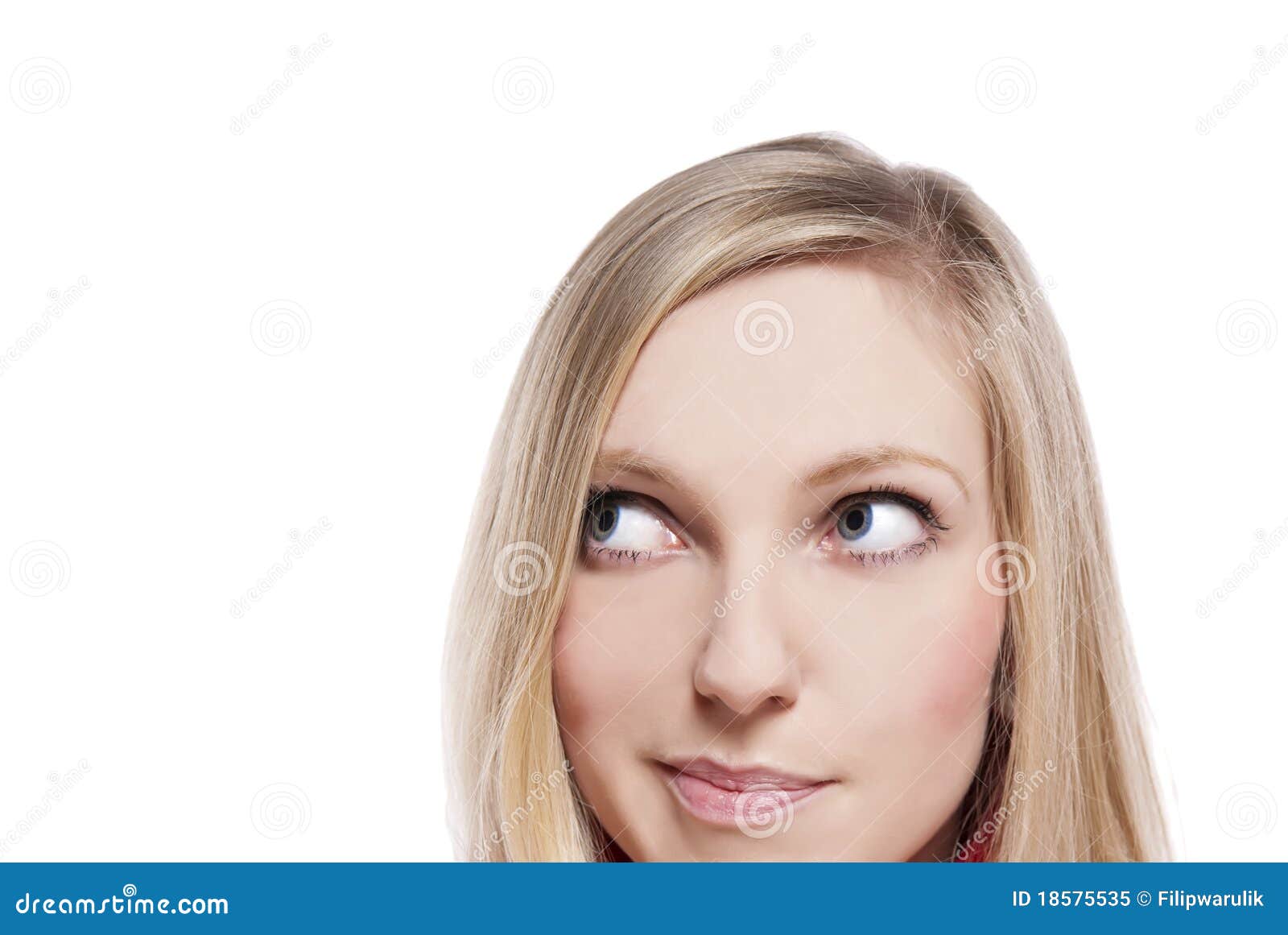 Looking face stock image. Image of white, isolated, face - 18575535