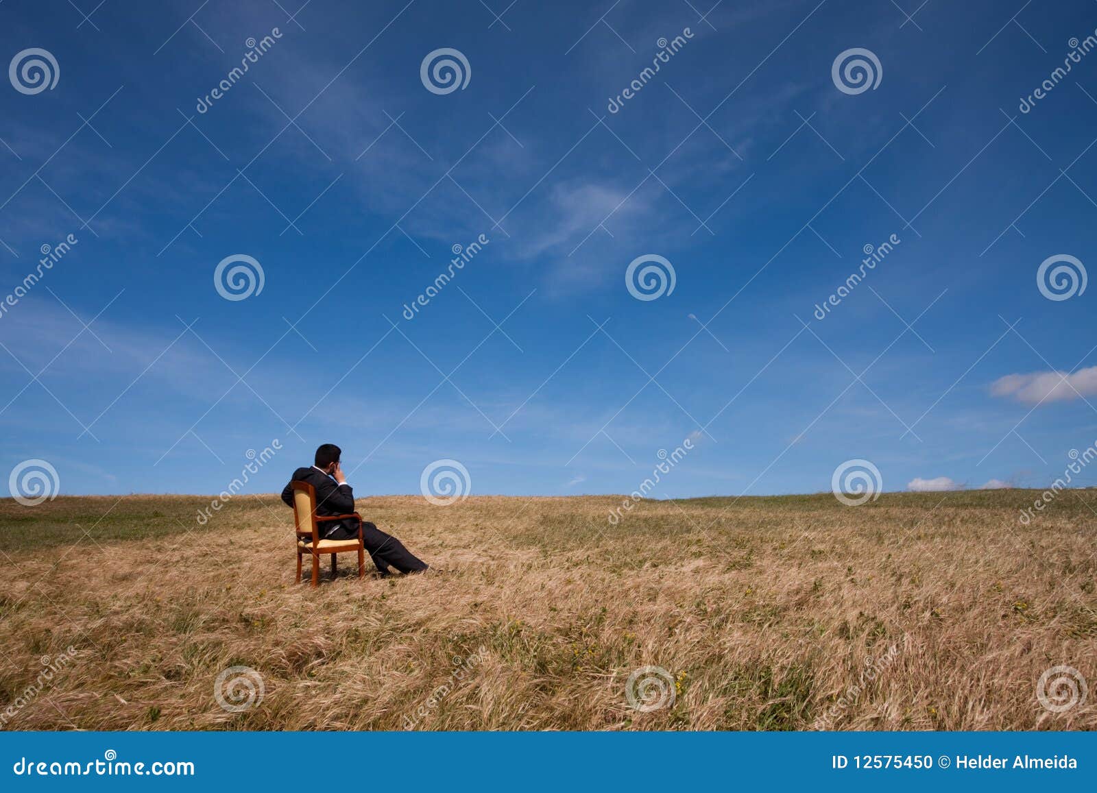 Looking at the field stock photo. Image of confident - 12575450