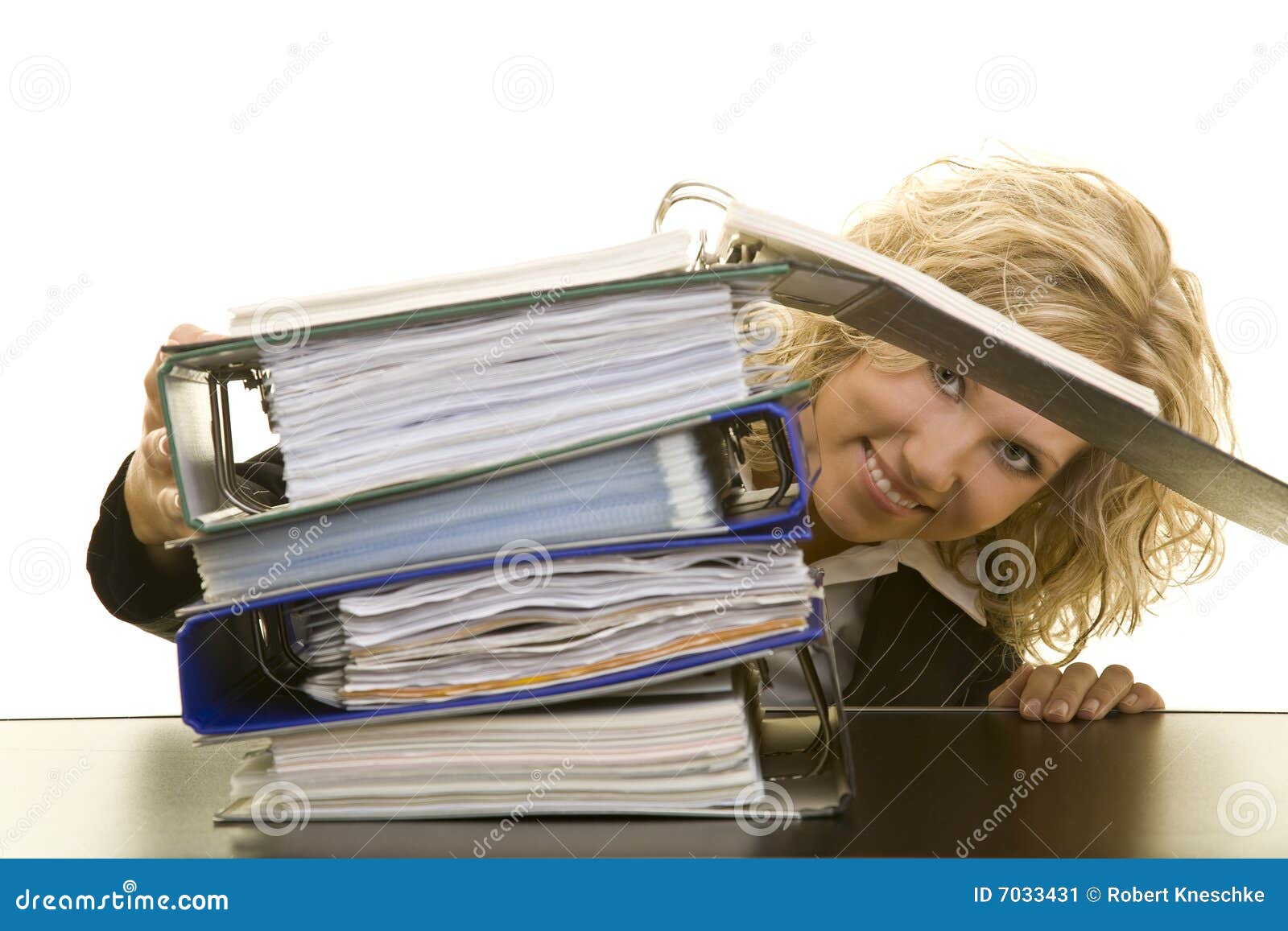 Looking through files stock image. Image of descent, business - 7033431