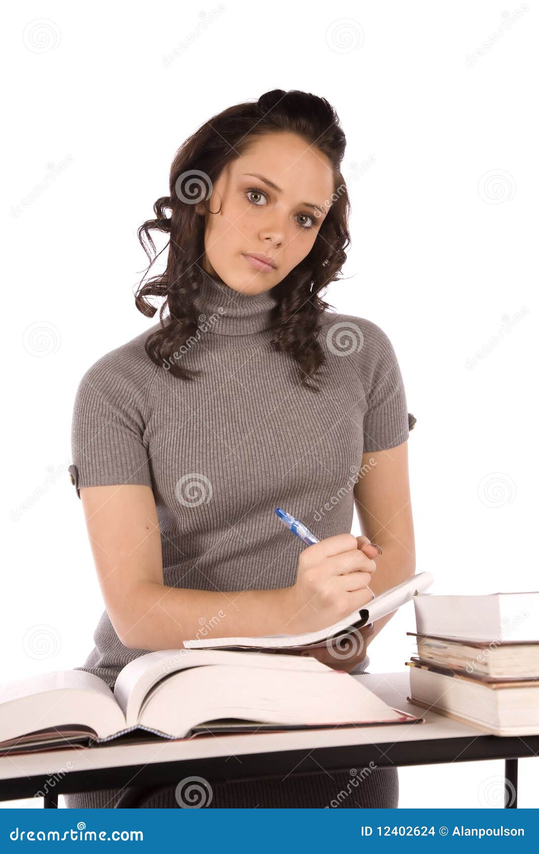 Looking forward books stock photo. Image of young, student - 12402624