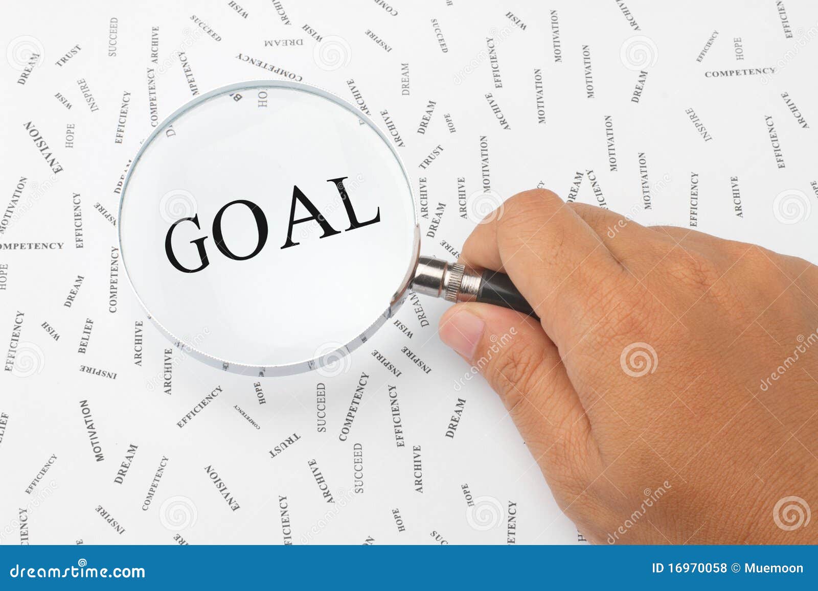 Looking for goal. stock photo. Image of glass, belief - 16970058