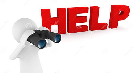 Looking for help stock illustration. Illustration of search - 12048417