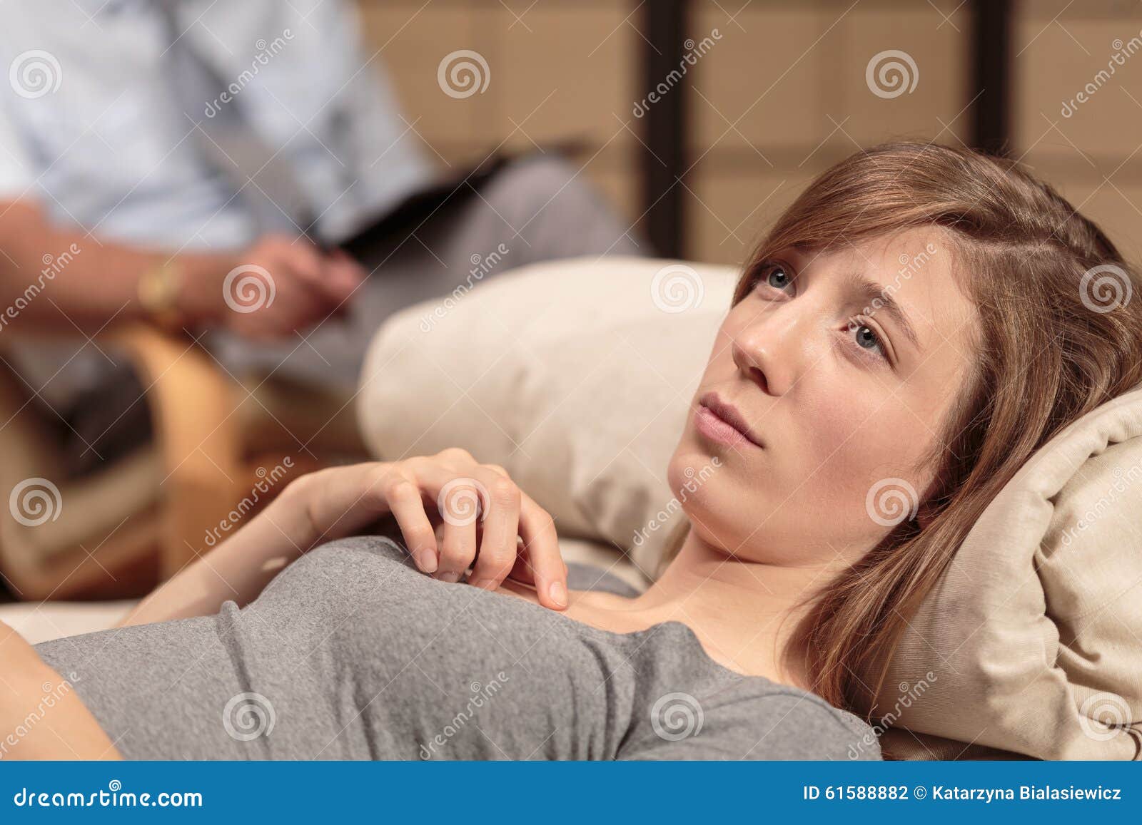 Looking for Help at a Therapy Stock Photo - Image of appointment ...