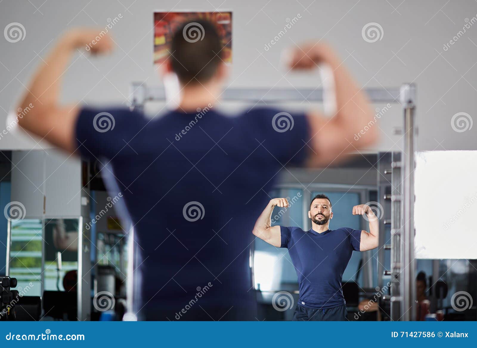 Looking at his progress stock photo. Image of massive - 71427586