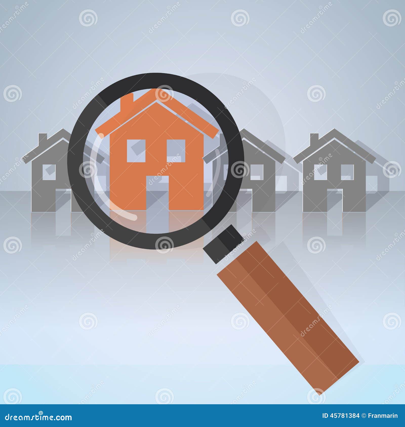 Looking for home stock vector. Illustration of building - 45781384