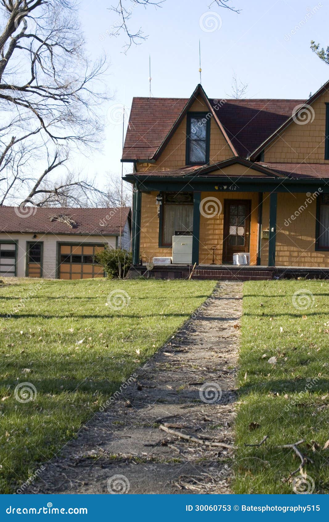 Approaching the Abode stock image. Image of orange, worn - 30060753