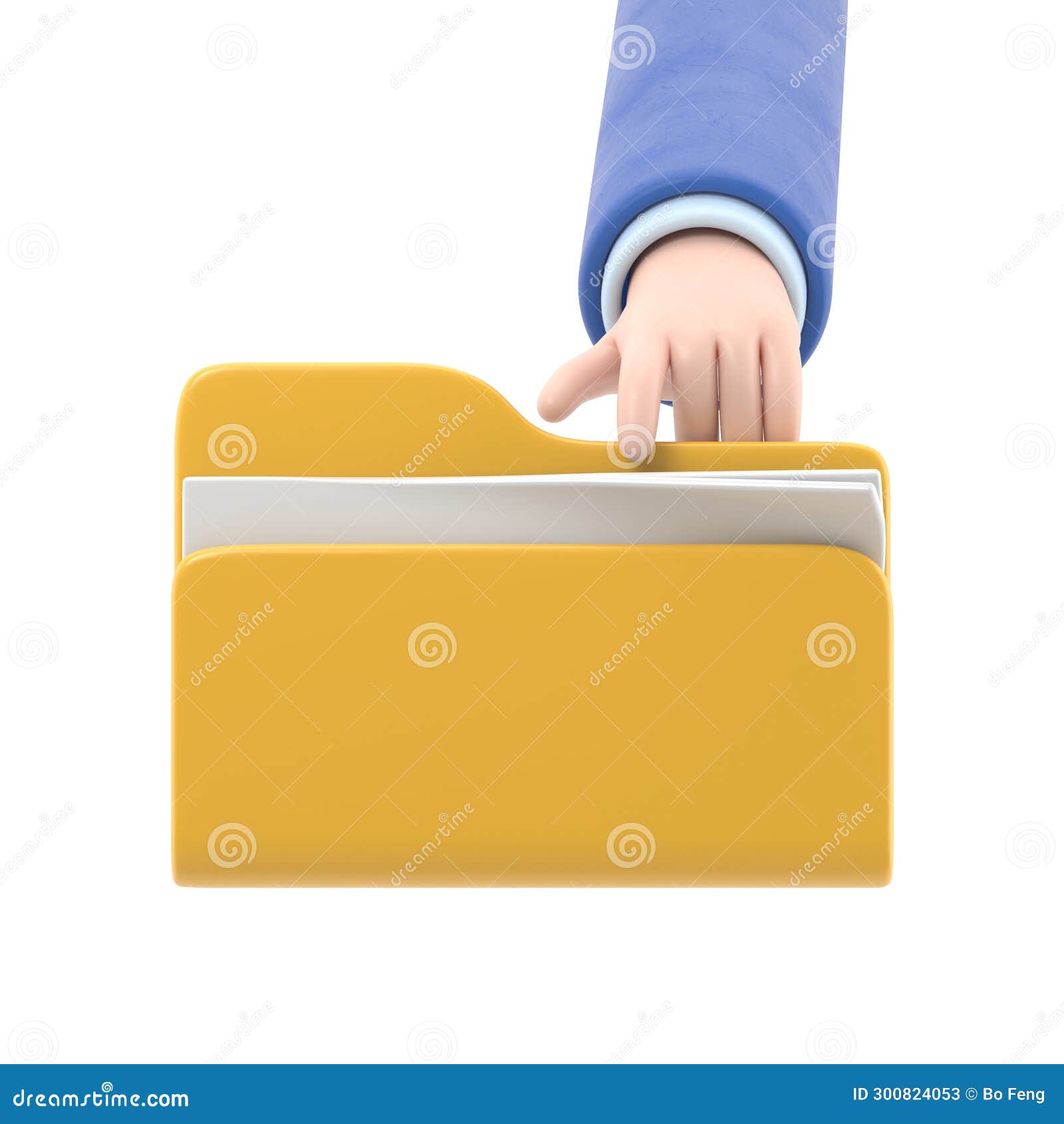 Looking for Information in a Folder with Documents,flipping the Pages ...