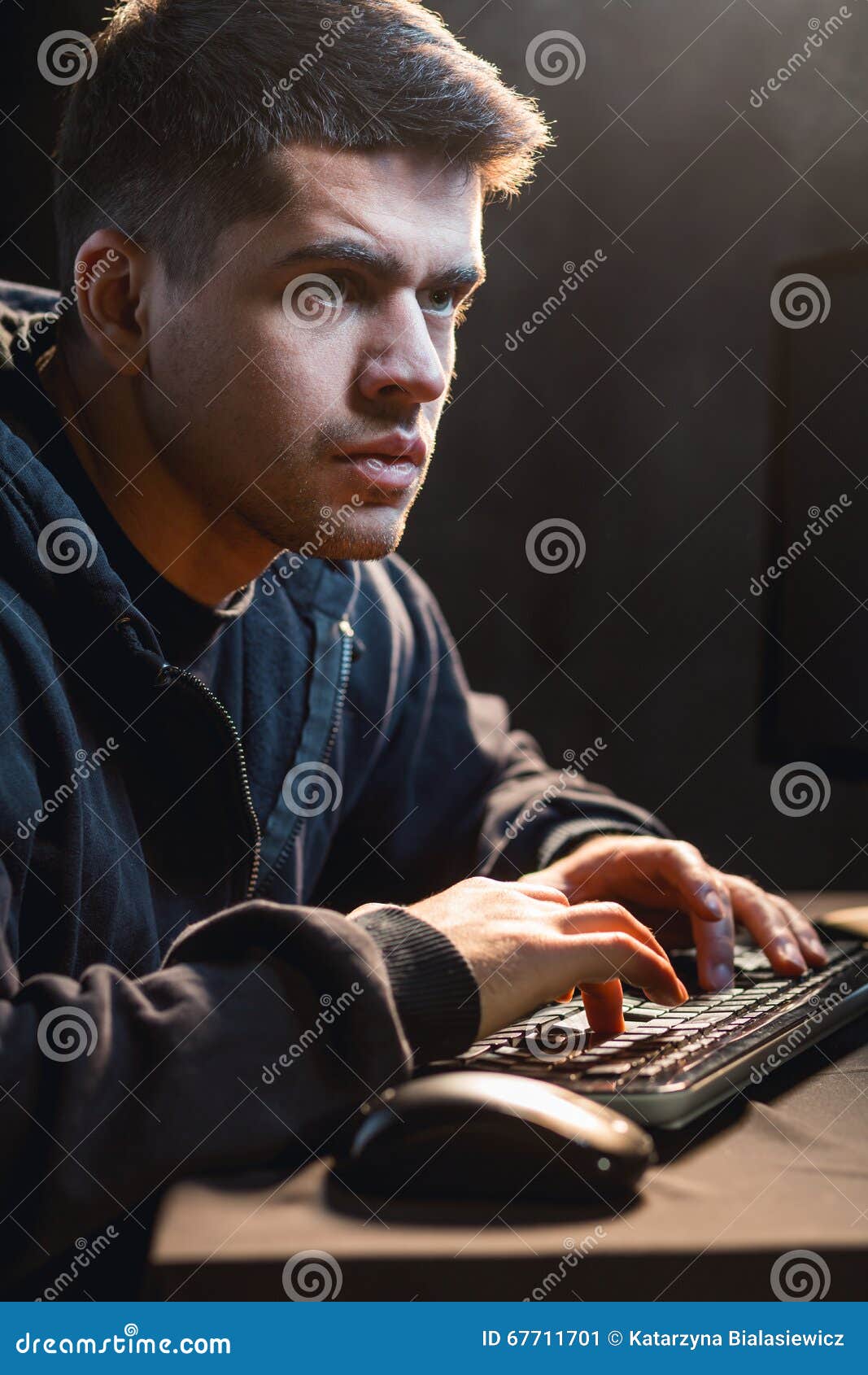 Looking in internet stock image. Image of hacker, look - 67711701