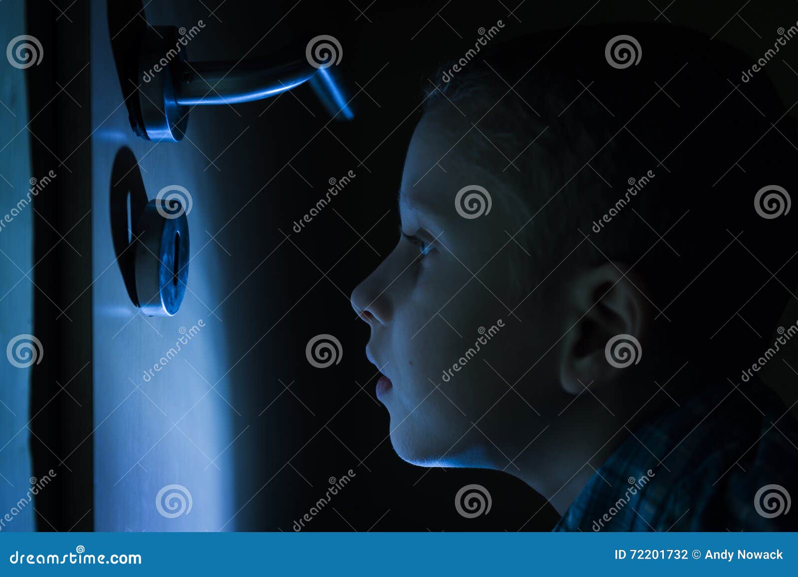 Looking through the Key Hole Stock Photo - Image of head, person: 72201732