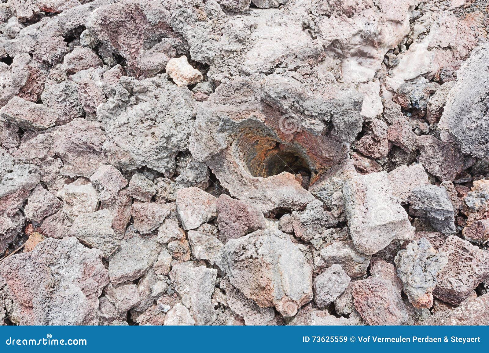 Looking into a Lava Tree Mold Stock Image - Image of park, hawaii: 73625559