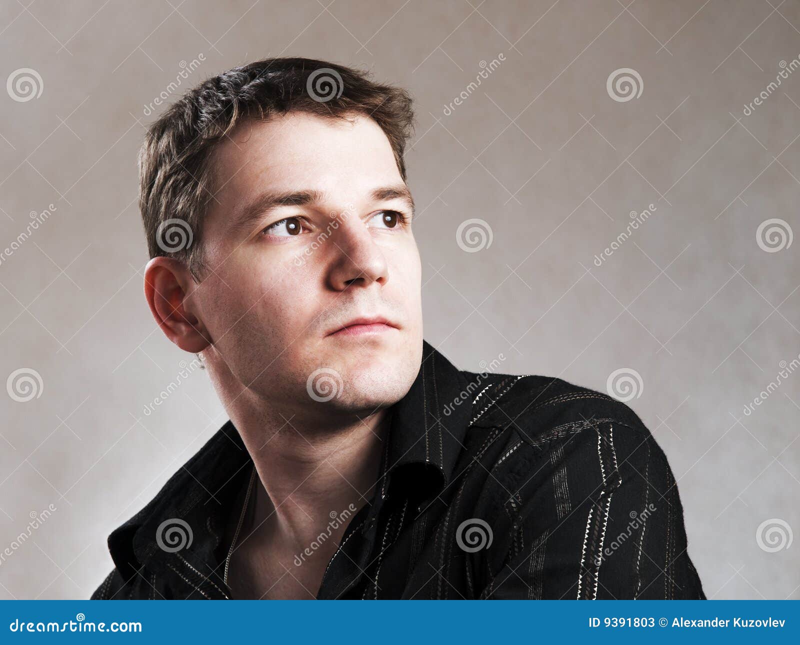 Looking man stock image. Image of males, beauty, expressive - 9391803