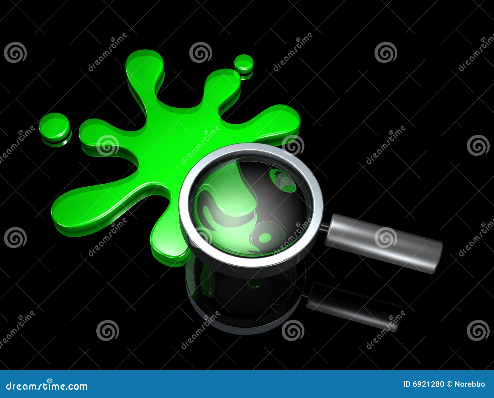 Looking through the Mess stock illustration. Illustration of explore ...