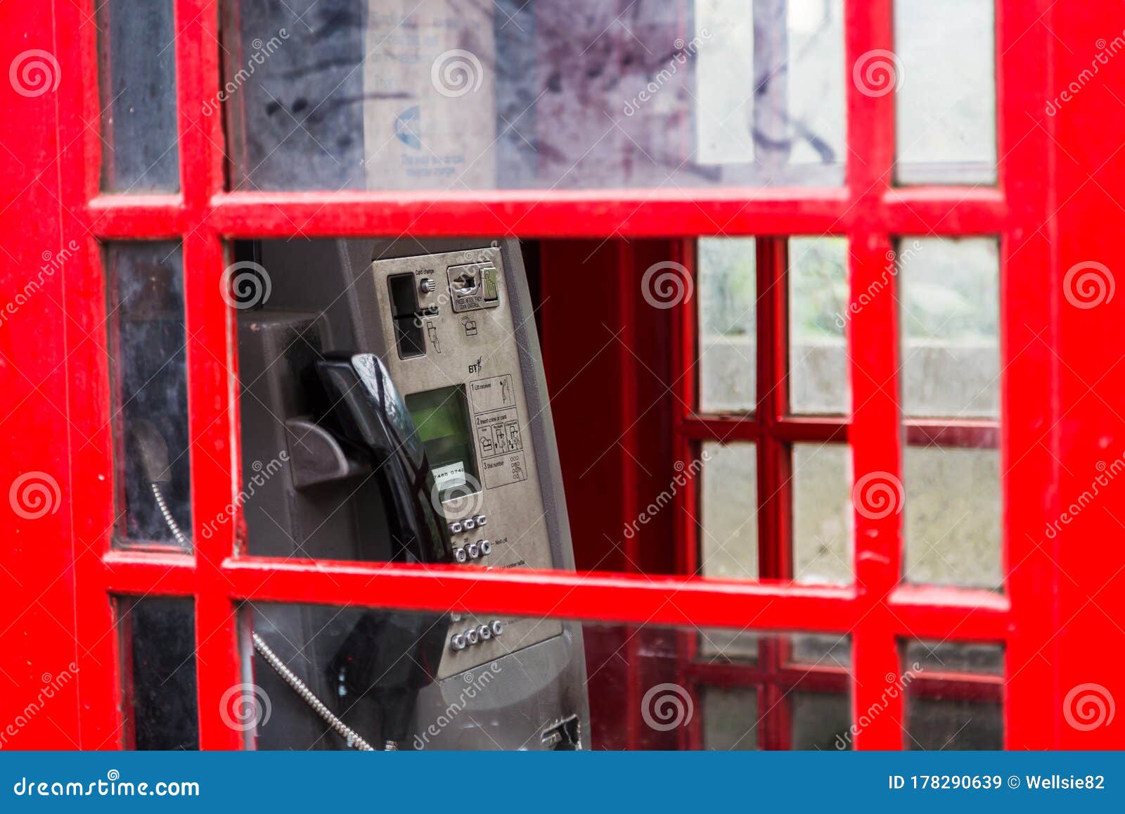 Inside a phone box stock image. Image of equipment, format - 178290639