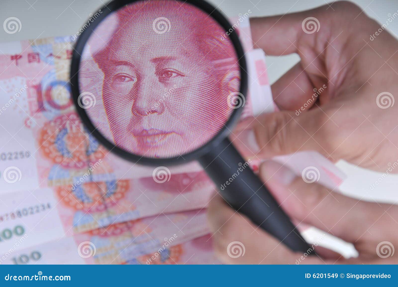 Looking at Money 6 stock image. Image of value, magnify - 6201549