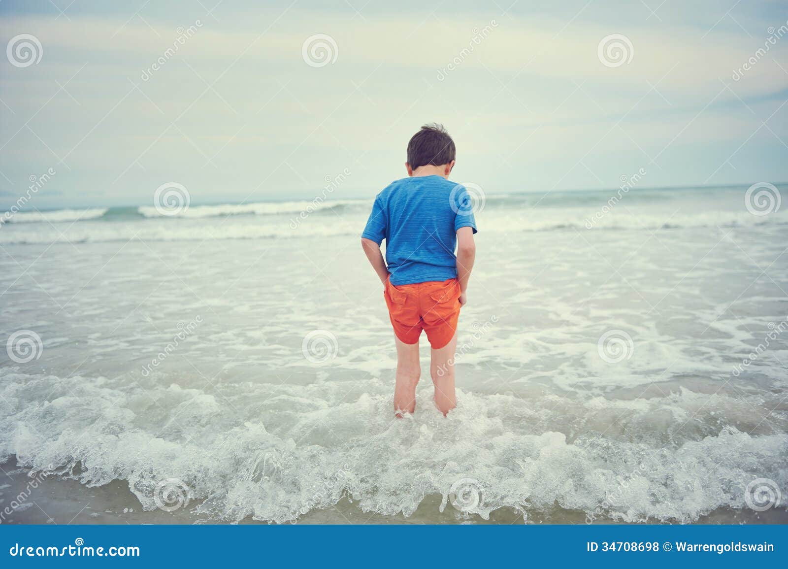 Looking out at ocean stock photo. Image of shore, happiness - 34708698