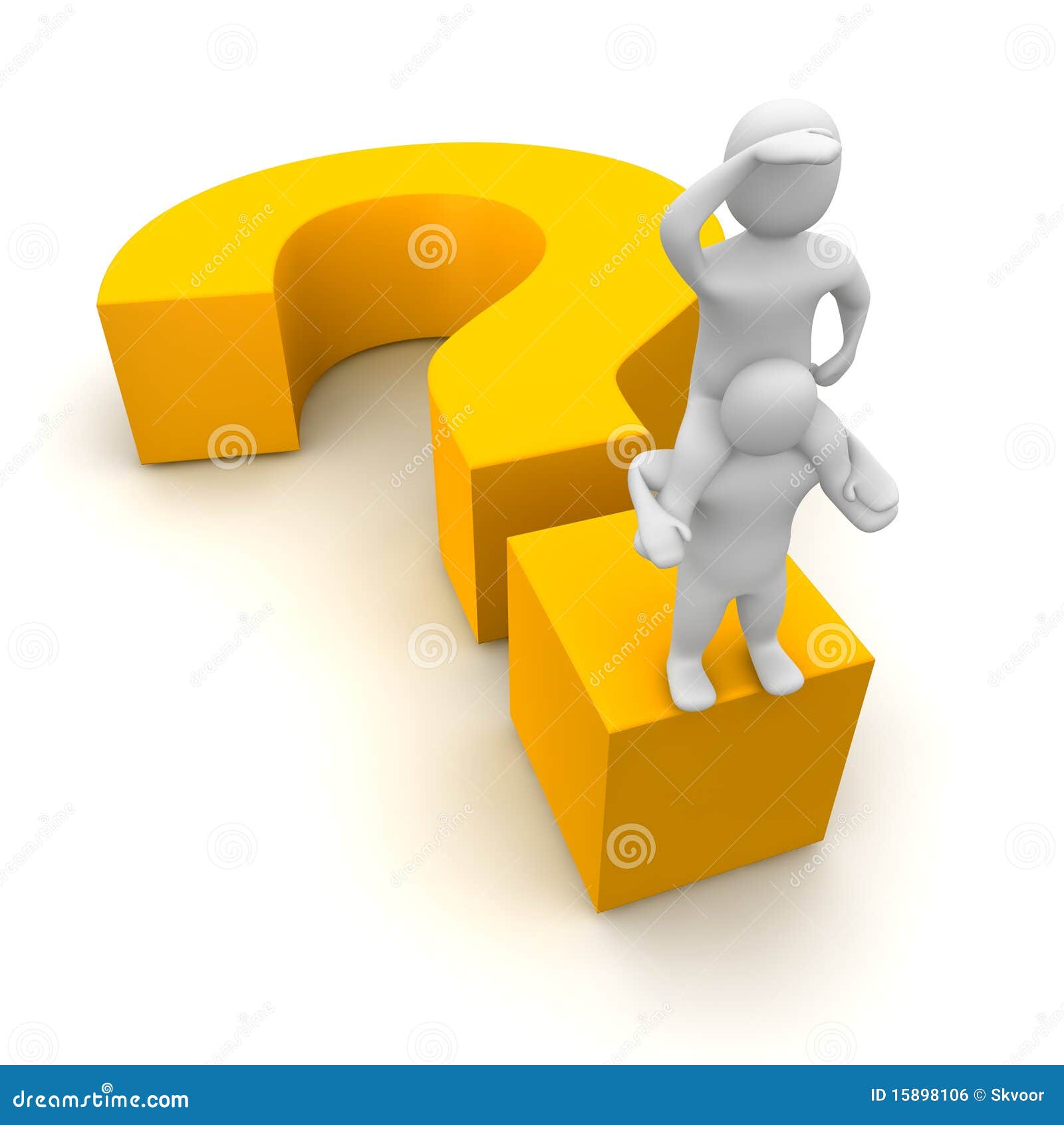 Looking Out for Something New Stock Illustration - Illustration of ...