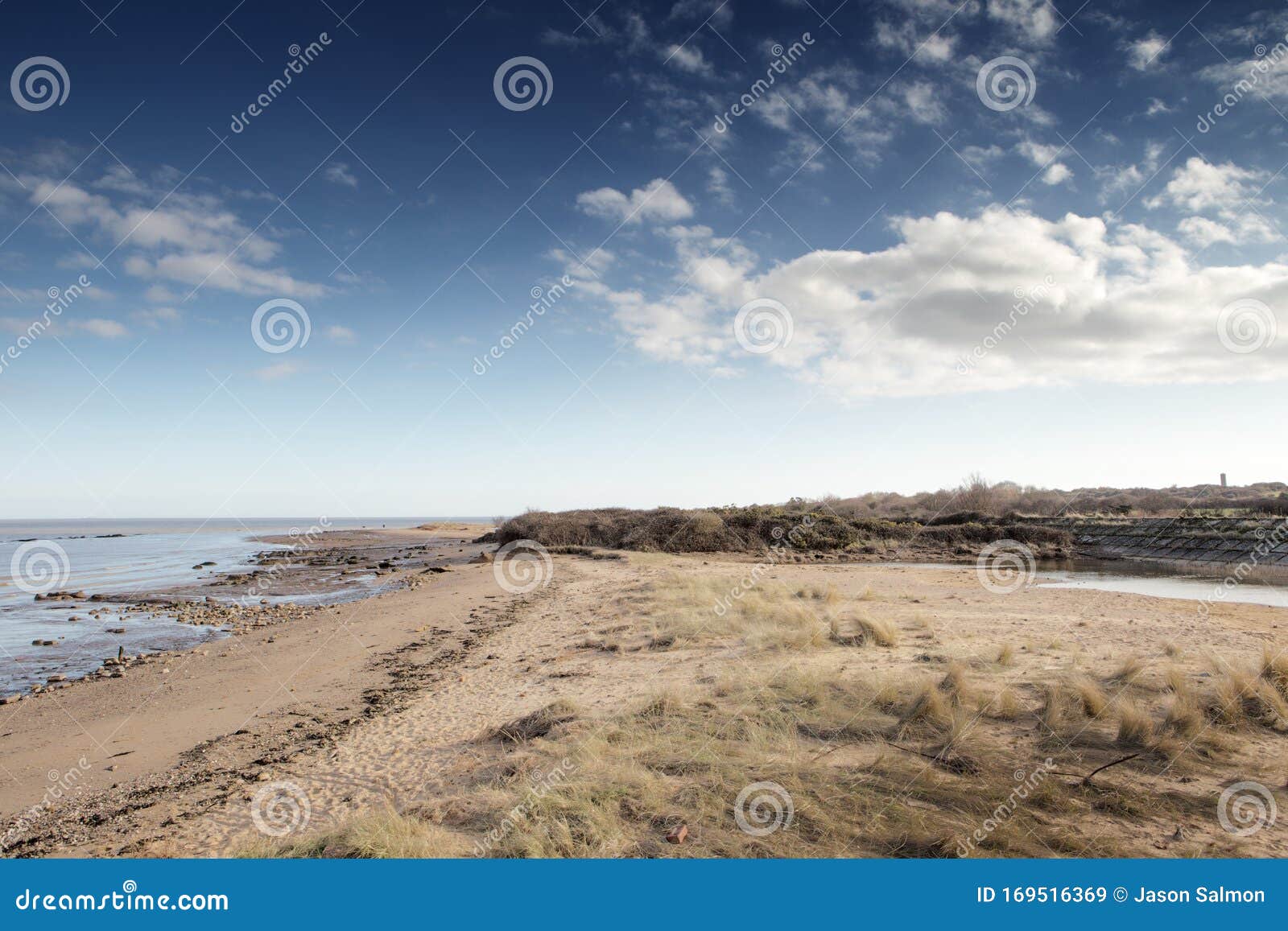 Coastline Along The Essex Countryside Stock Image Image Of Sand United 169516369