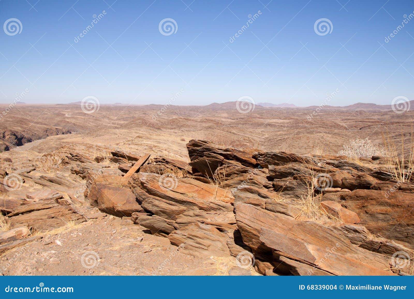 Looking Over Mountains of Kuiseb Pass, Namibia Stock Photo - Image of ...