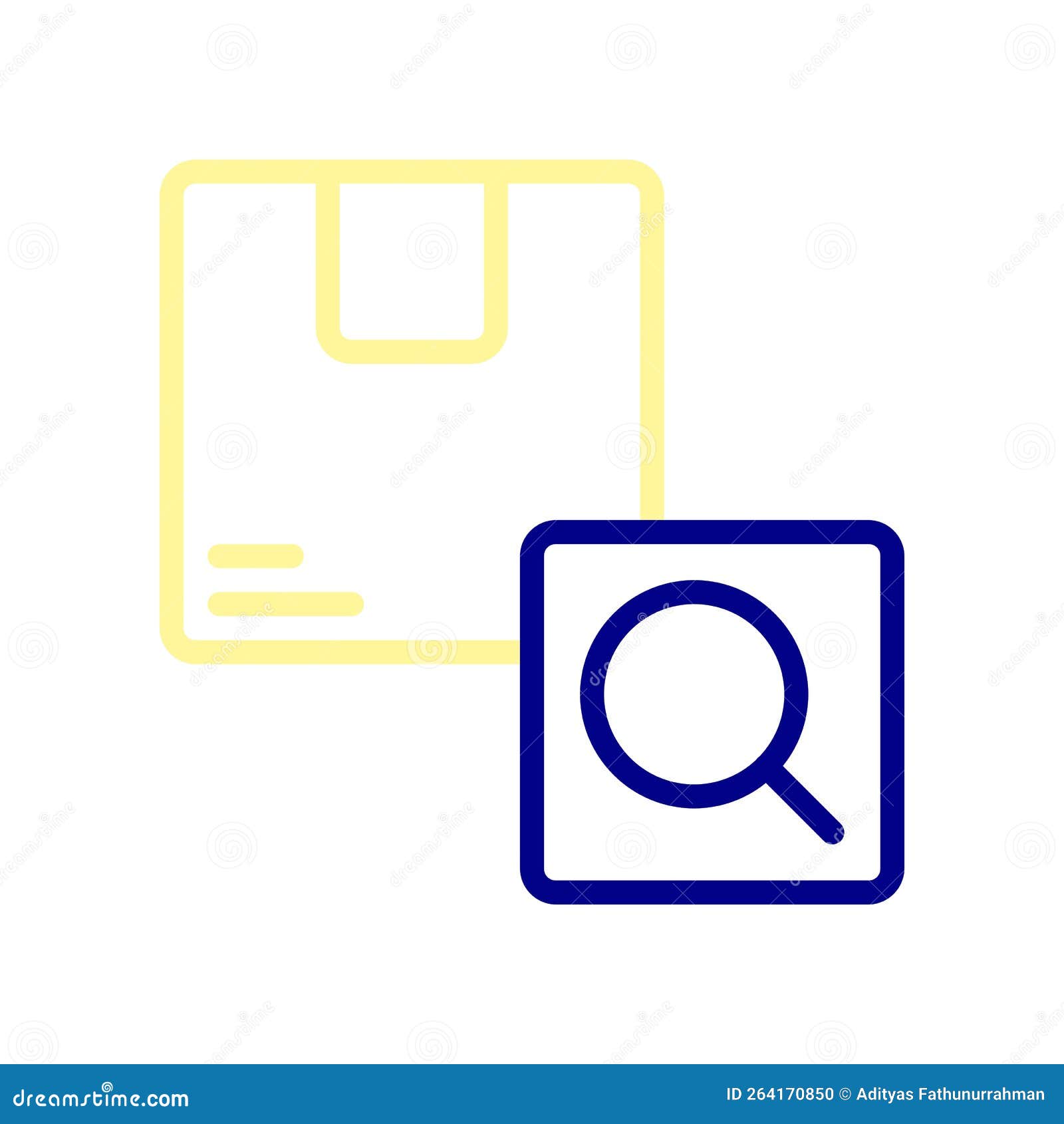 Looking for Packages Icon, Looking for Missing Ordered Packages. Stock ...