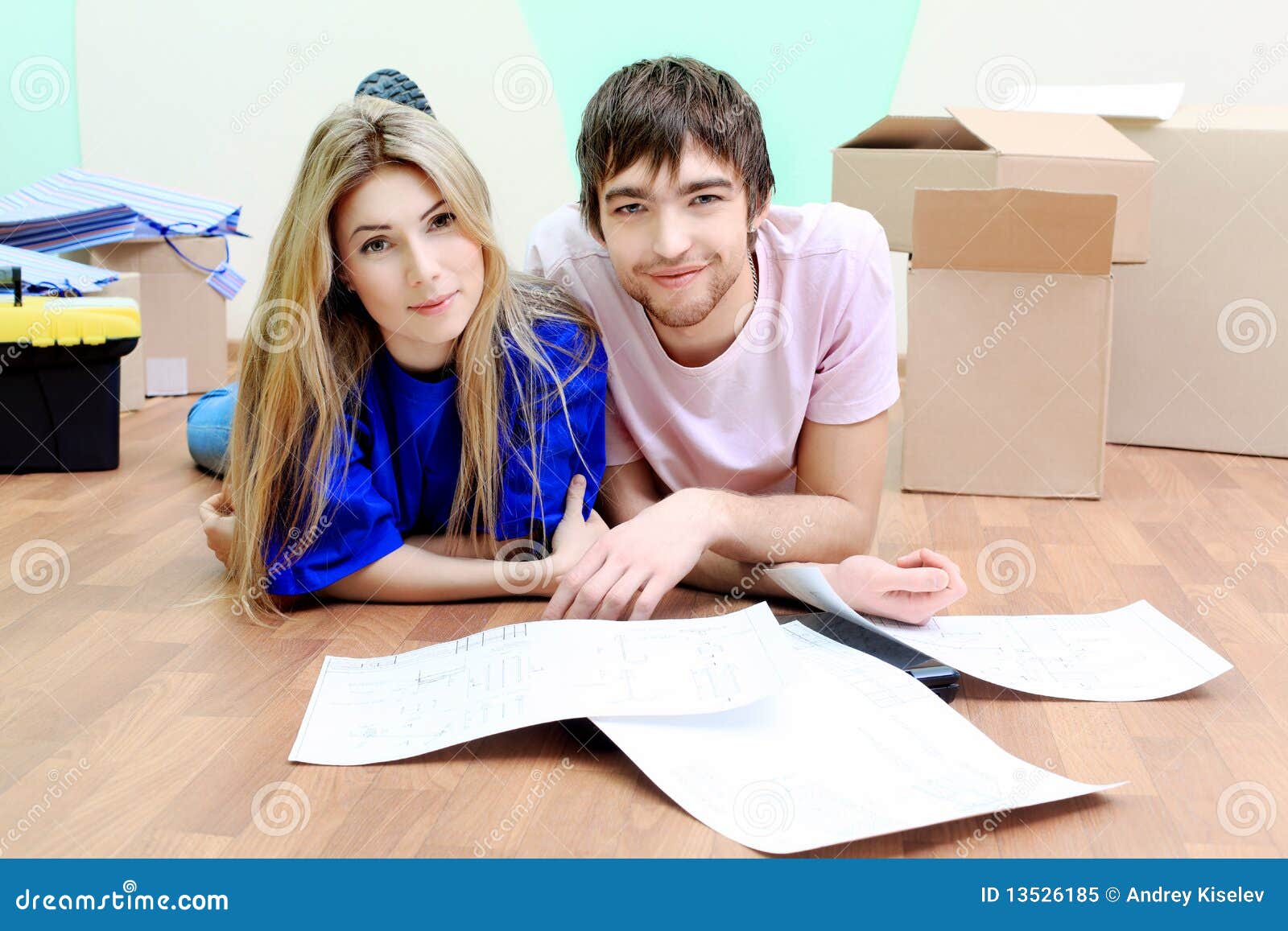 Looking through papers stock image. Image of planning - 13526185
