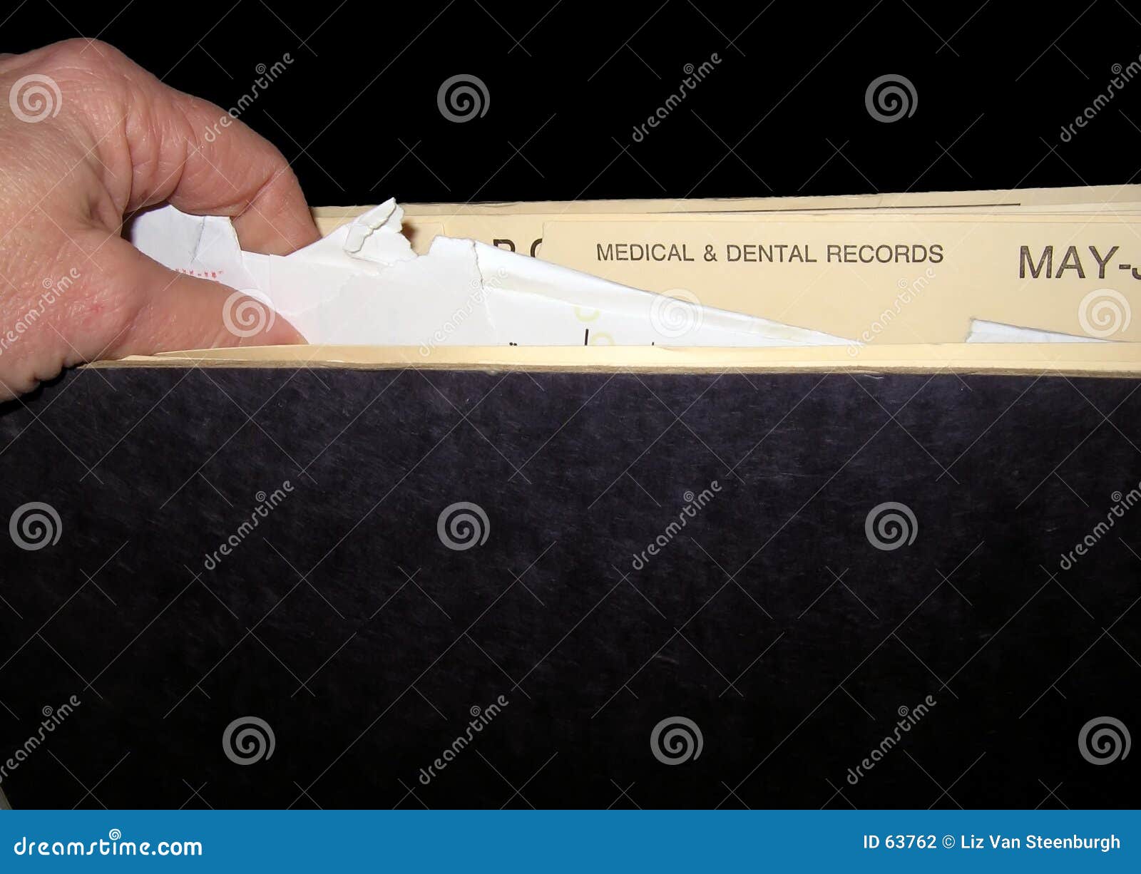 Looking through papers stock photo. Image of filing, medical - 63762