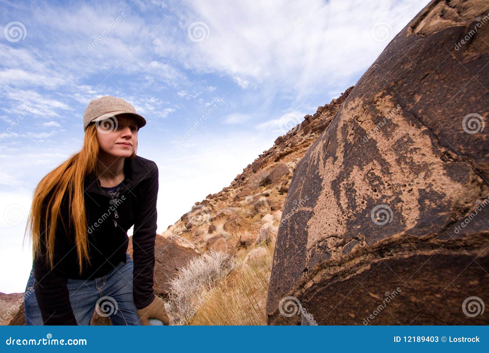Looking at the Past stock image. Image of outdoors, native - 12189403