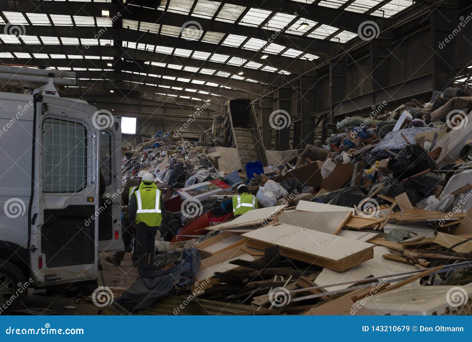 Looking at the Public Dumping Section of the Transfer Station ...