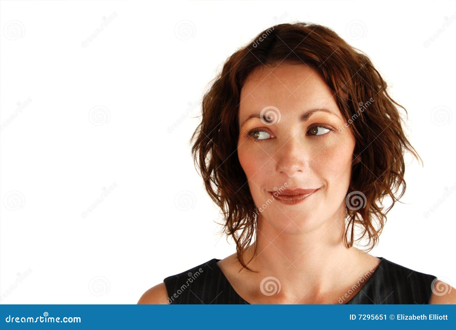 Looking right stock image. Image of looking, copy, businesswoman - 7295651