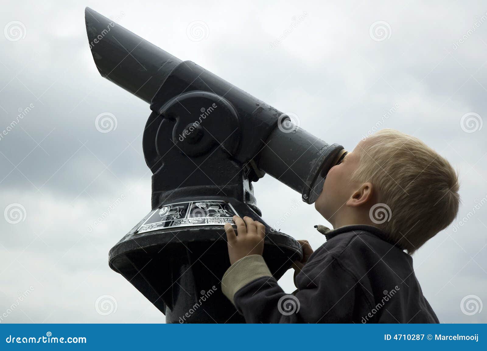 Looking into the Sky stock image. Image of enlarge, scope - 4710287